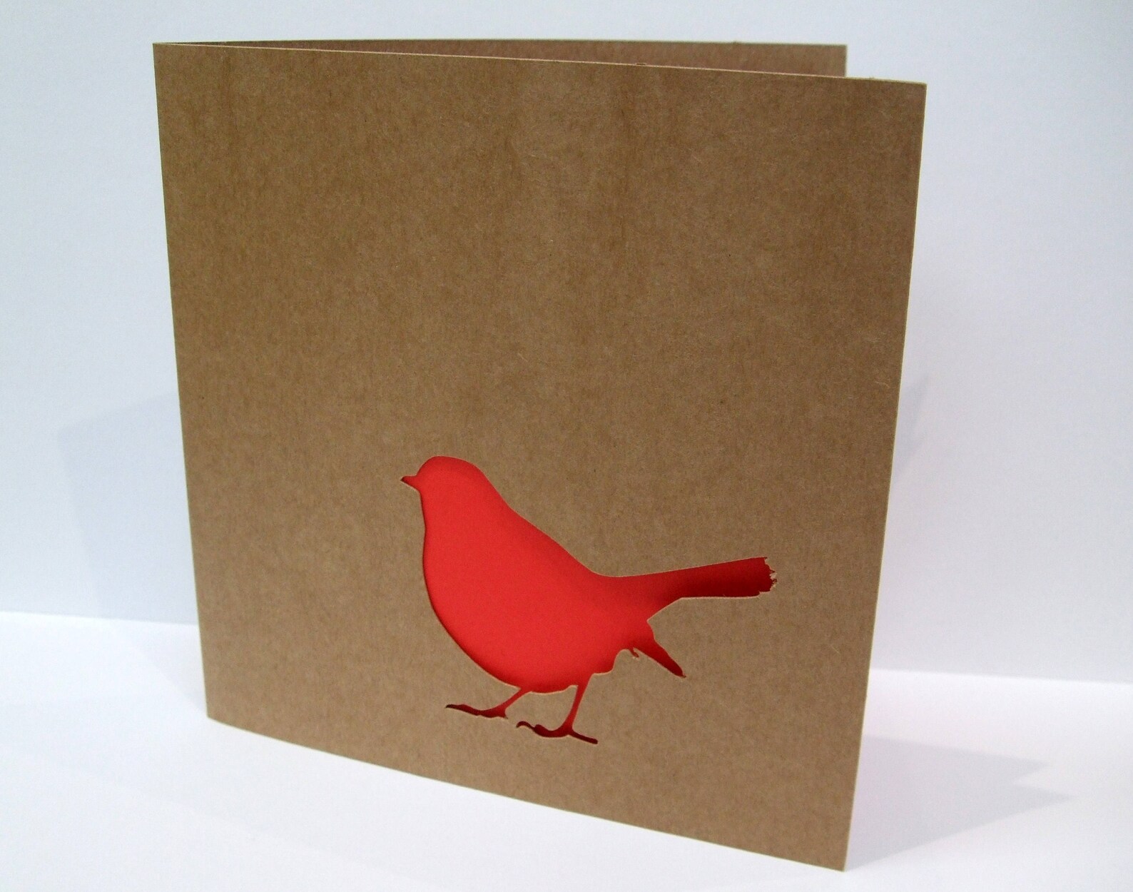 Christmas Card Paper Cut Robin Handmade Greeting Card - Etsy UK