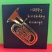 Music Birthday Card Paper Cut Card Musical Notes for - Etsy