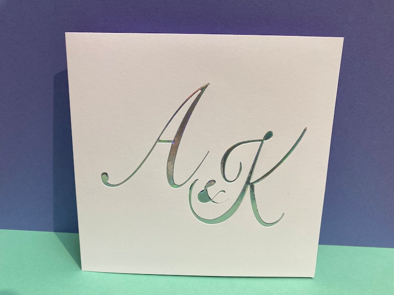 Personalised Engagement Card, Wedding Card, Anniversary Card - Paper ...