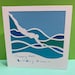 Swimming Card - Birthday Card - Paper Cut Card - Personalised ...