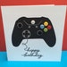 Gaming Birthday Card, Personalised, Gaming Card, Controller Card, Games ...