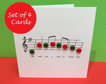 Christmas Music Button | Etsy