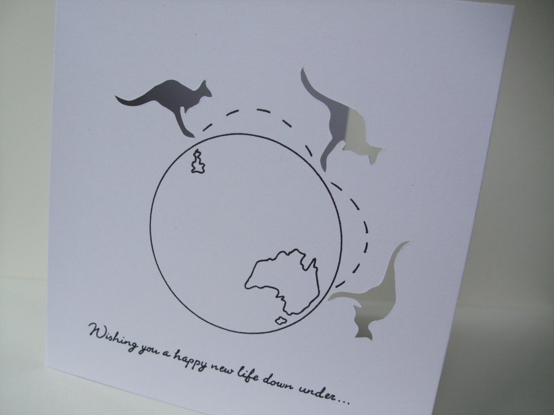 Moving to Australia Card - Etsy