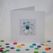 Easter Card - Button Flower - Paper Cut Flower - Handmade Greeting Card ...