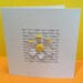 Easter Card - Button Flower - Paper Cut Flower - Handmade Greeting Card ...
