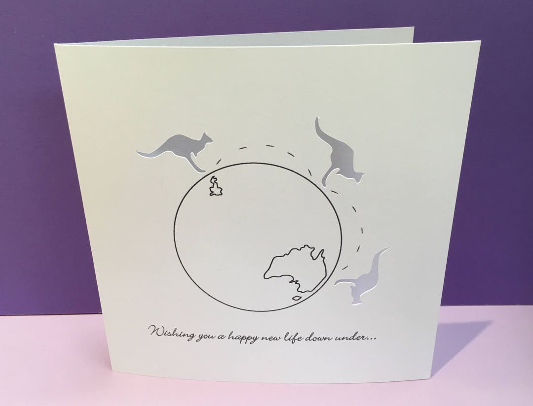 Moving to Australia Card - Etsy