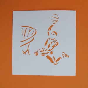 Basketball Card - Paper Cut Card - Handmade Greeting Card - Sport Card ...