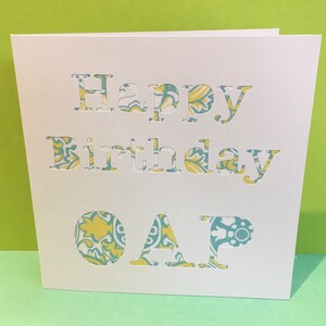 65th Birthday Card - Happy Birthday OAP - Funny Card for a Special ...