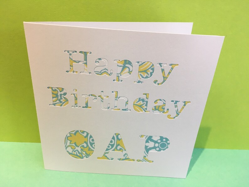 65th Birthday Card - Happy Birthday OAP - Funny Card for a Special ...