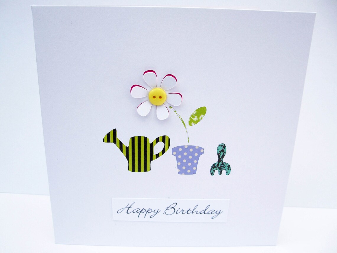 Gardening Birthday Card Card for a Gardener Gardening | Etsy