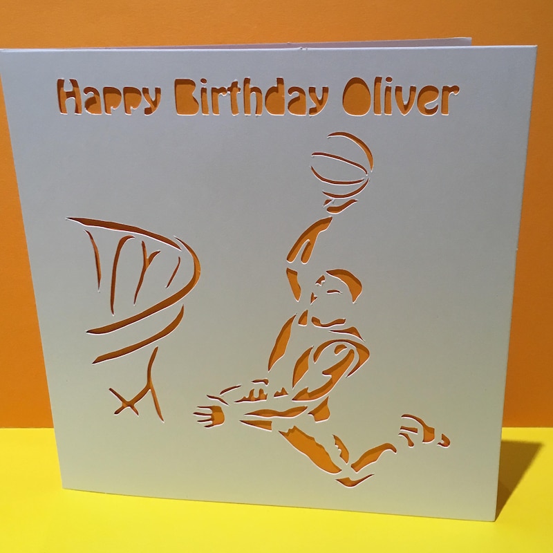 Basketball Card - Etsy