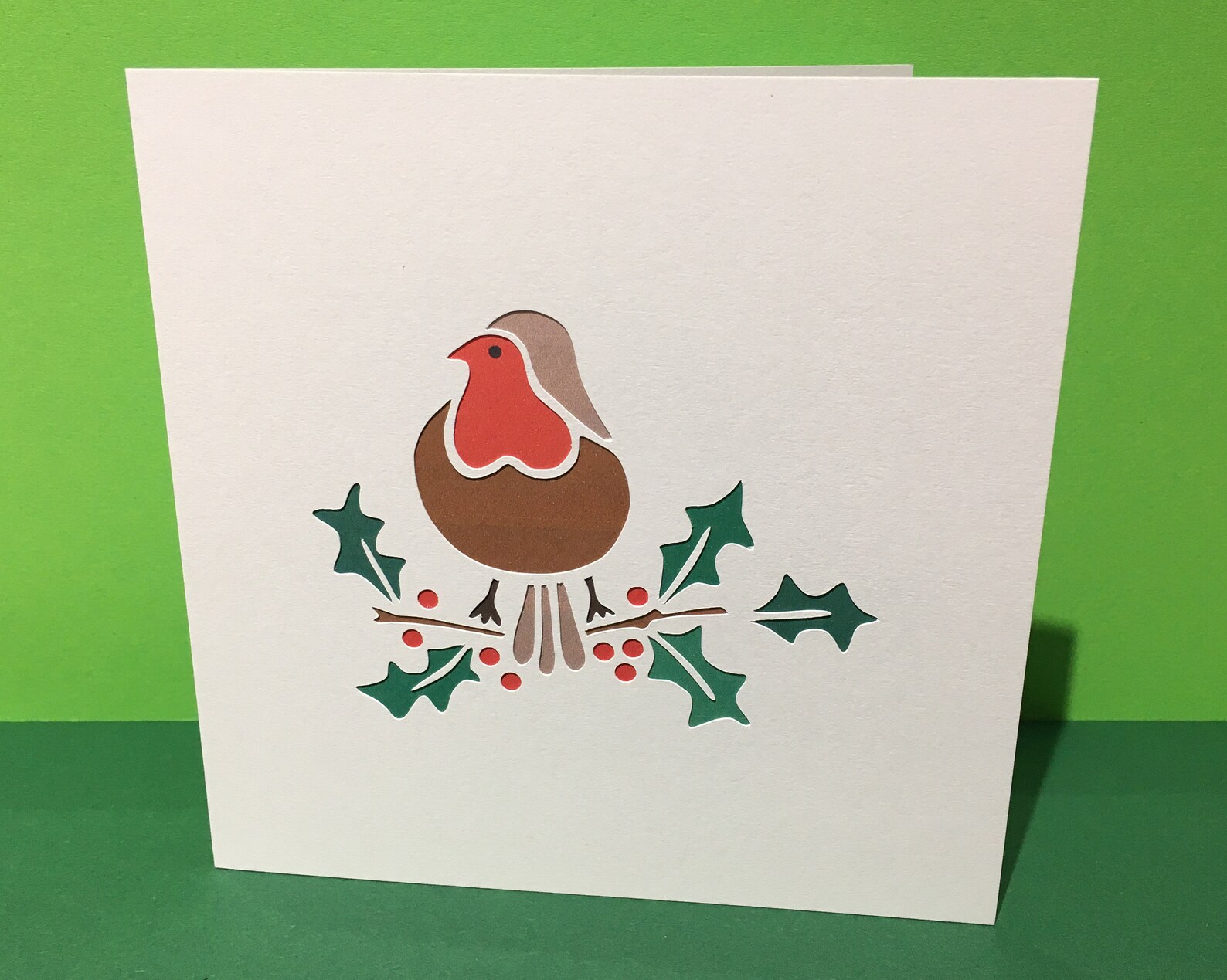 Christmas Cards Pack of 6 Paper Cut Christmas Card Set | Etsy UK