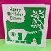Snake Birthday Card Snake Themed Card Paper Cut Snake for Him for Her ...