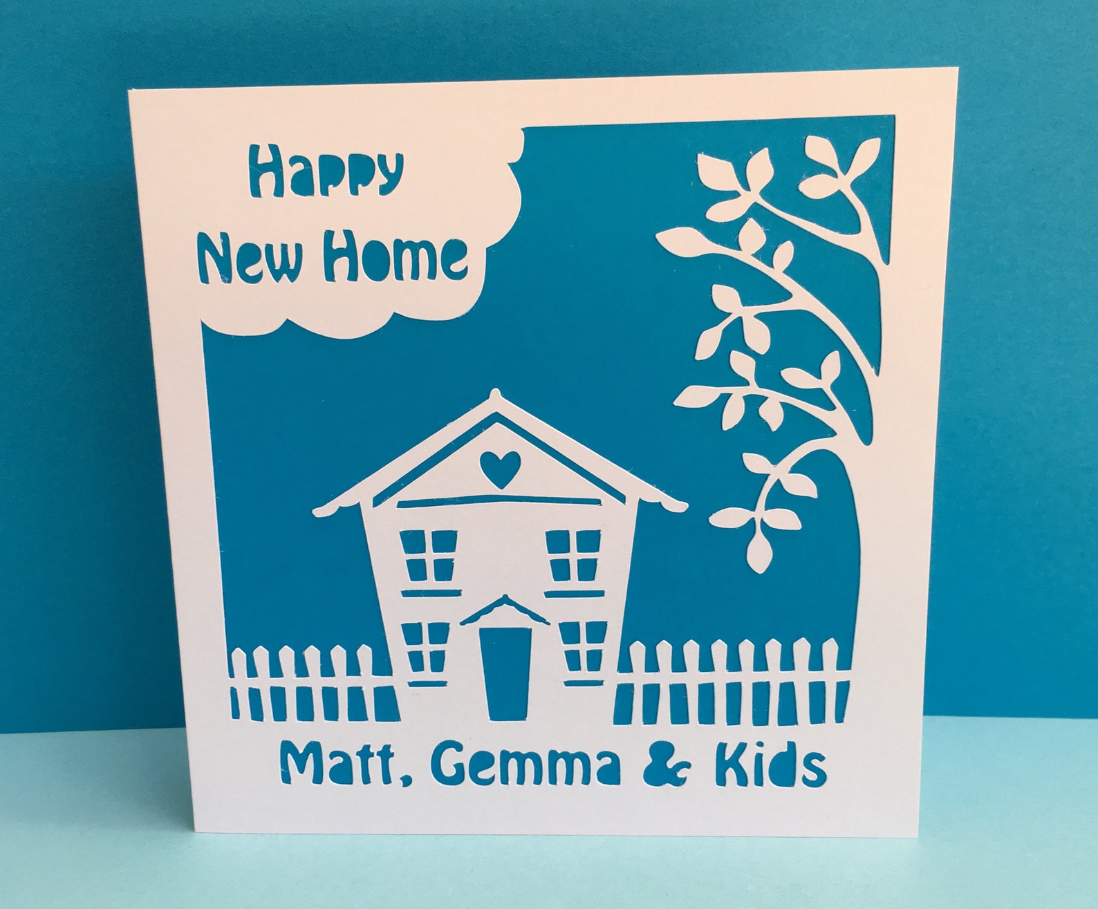 Personalised New Home Card - Moving House Card, New House Card, First ...