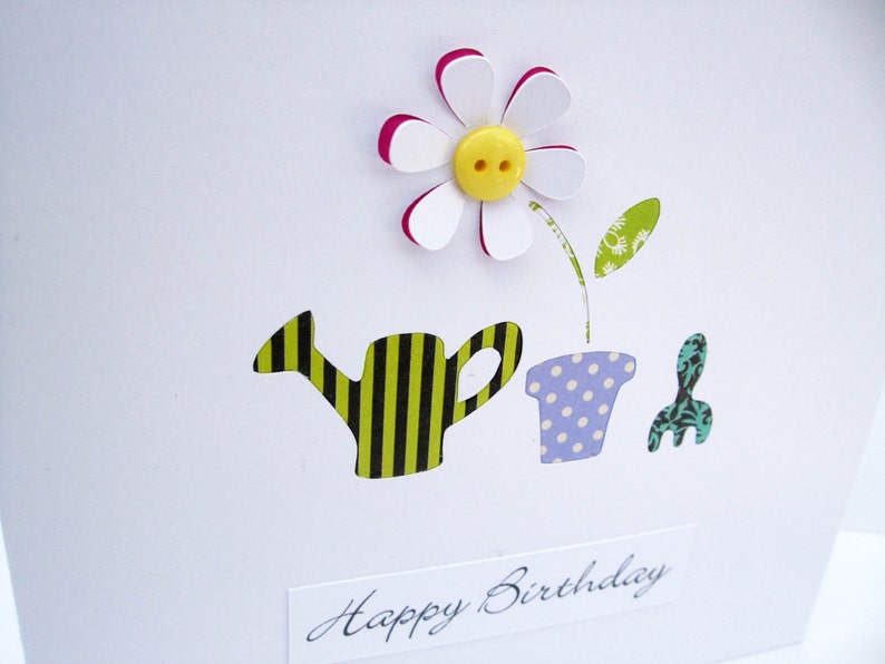Gardening Birthday Card - Card for a Gardener - Gardening - Flower ...