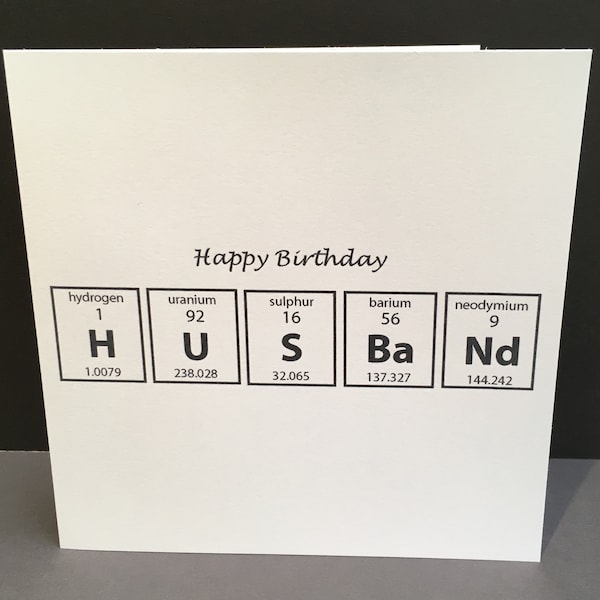 Chemistry Birthday - Etsy UK