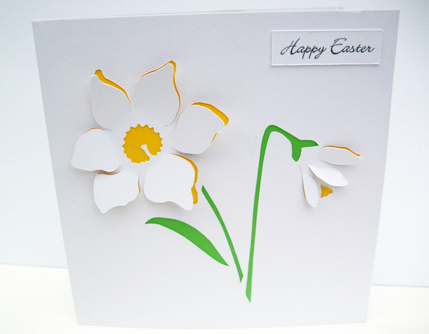 Daffodil Card Easter Card Mother's Day Card Birthday - Etsy UK