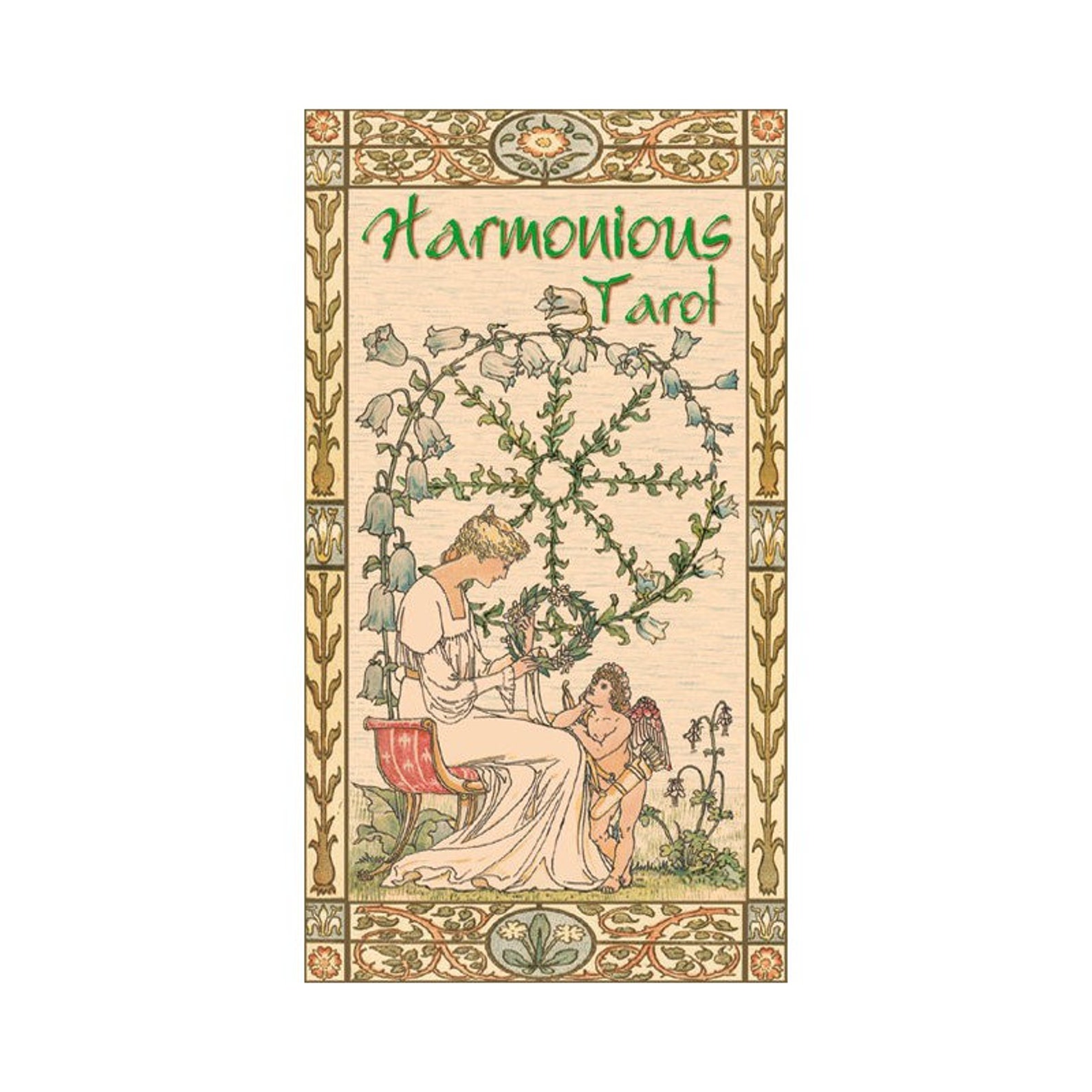 Harmonious Tarot 78 Cards Standard Size Deck Multilingual Guide Booklet ...