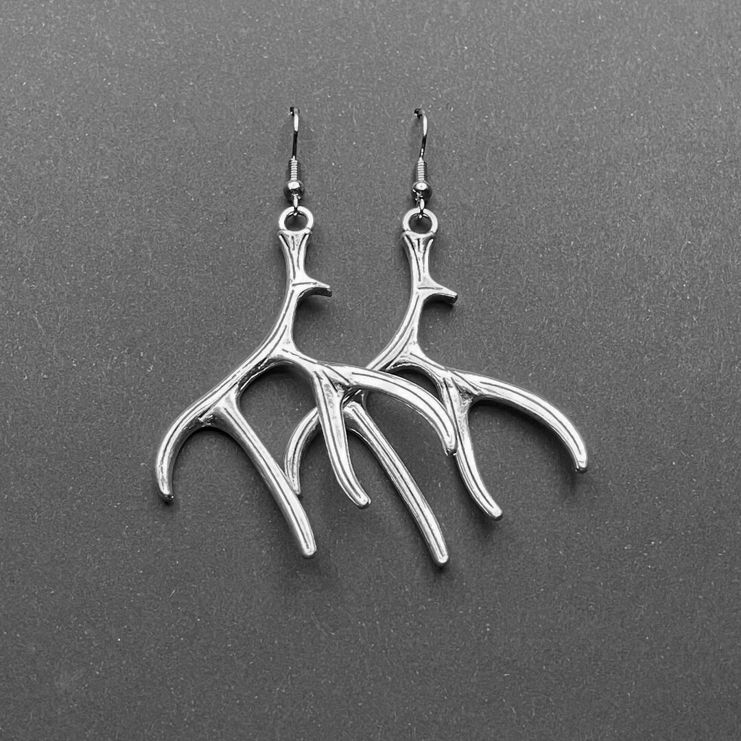 Hannibal Wendigo Stag Antler Earrings Hannigram OTP Jewellery Will ...