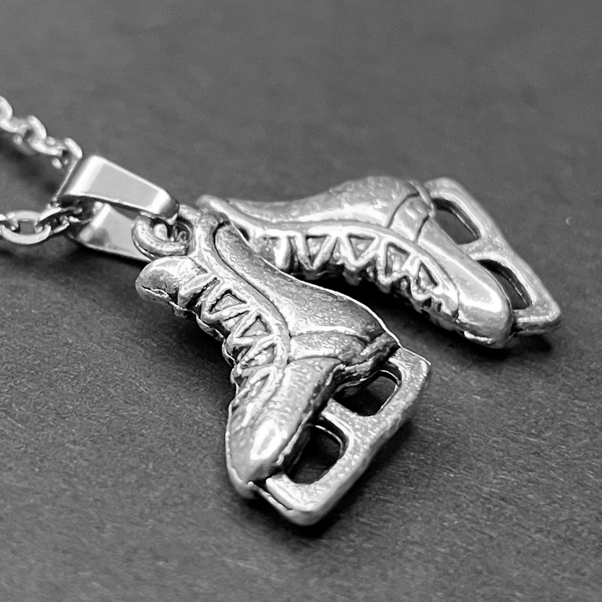Figure Skater Necklace: Ice Skates Jewellery, Winter Sports Skating ...