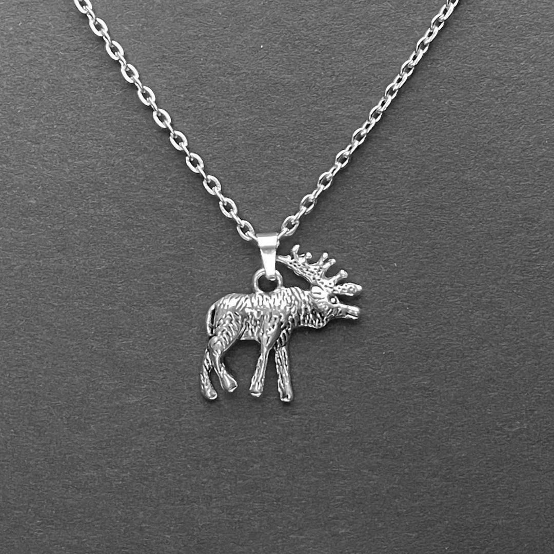 Supernatural Moose Necklace: Sam Winchester Cosplay Jewelry, SPN Prop ...