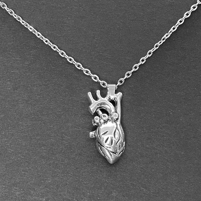 Anatomical Human Heart Necklace Hannibal Jewellery 3D Body - Etsy