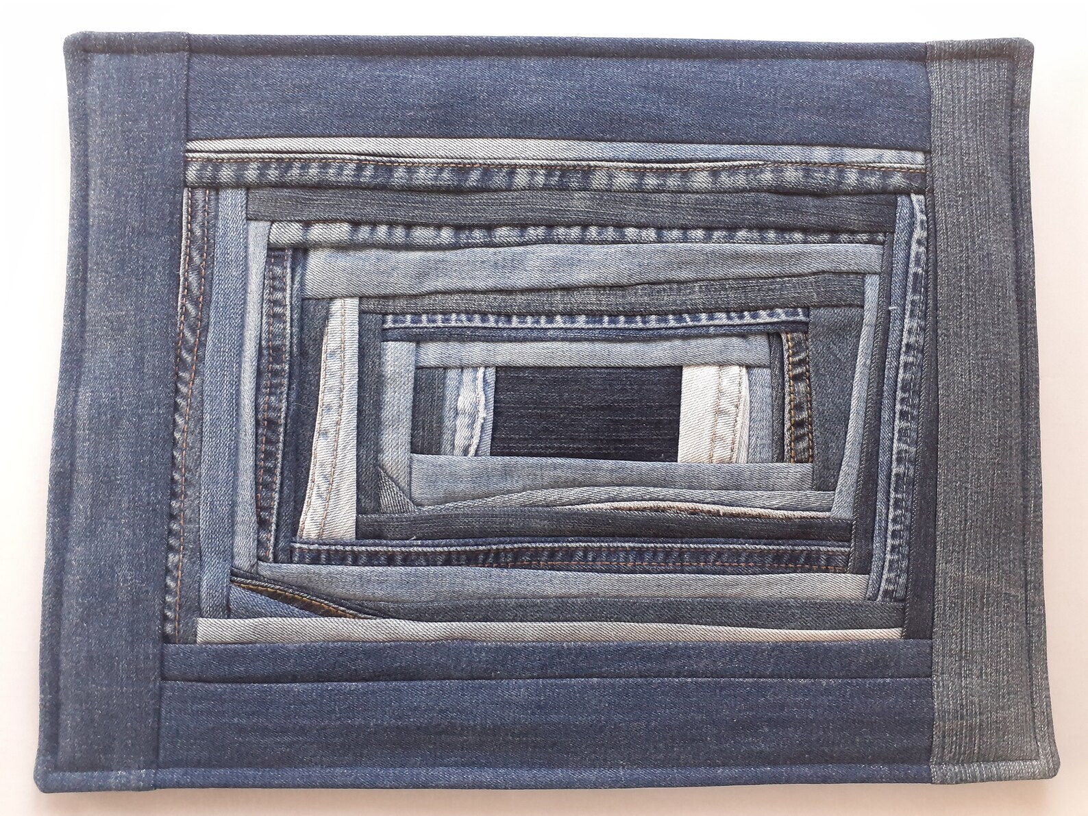 Blue Denim Place Mats Set of 2 Table Mats Dining Serving - Etsy