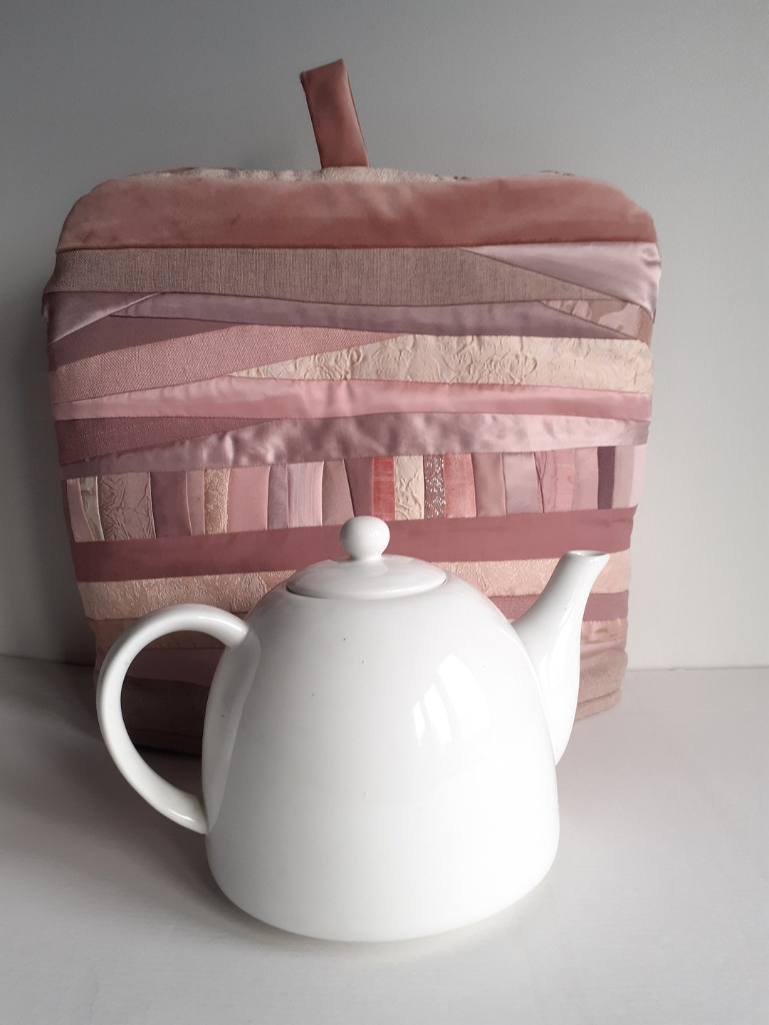 Pink Fabric Tea Pot Cozy: Padded Tea Warmer - Etsy