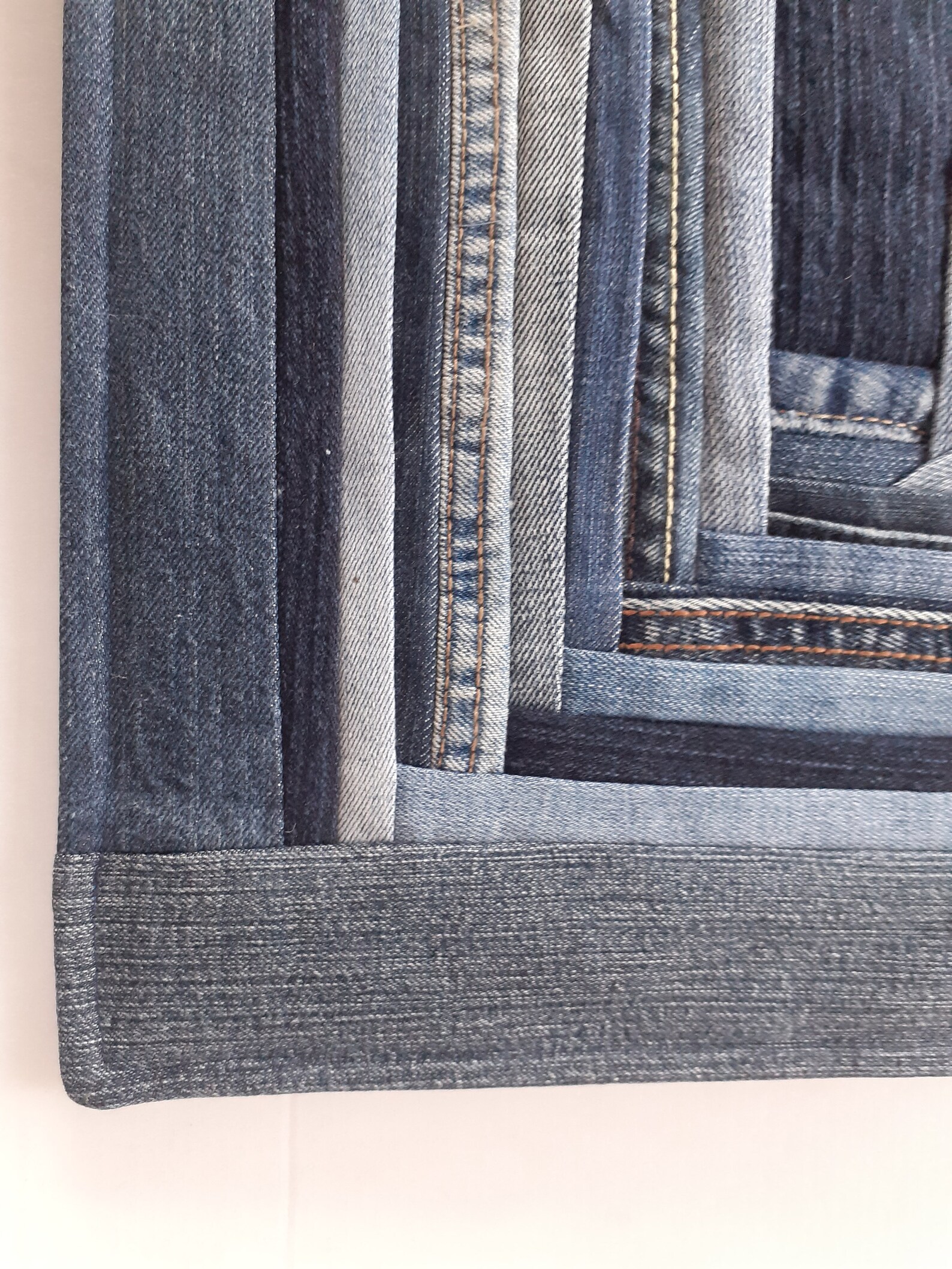 Blue Denim Place Mats Set of 2 Table Mats Dining Serving - Etsy