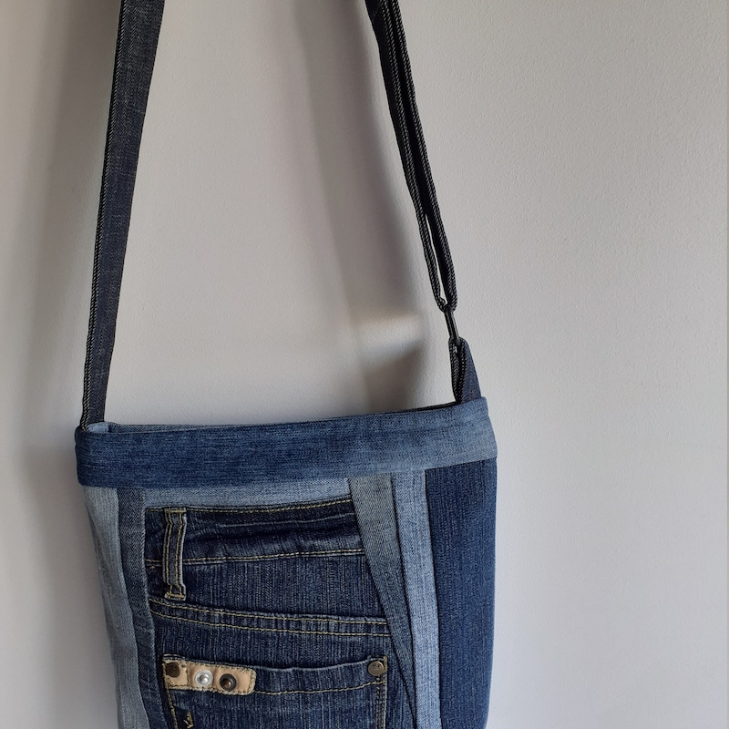 Denim Cross Body Bag - Etsy