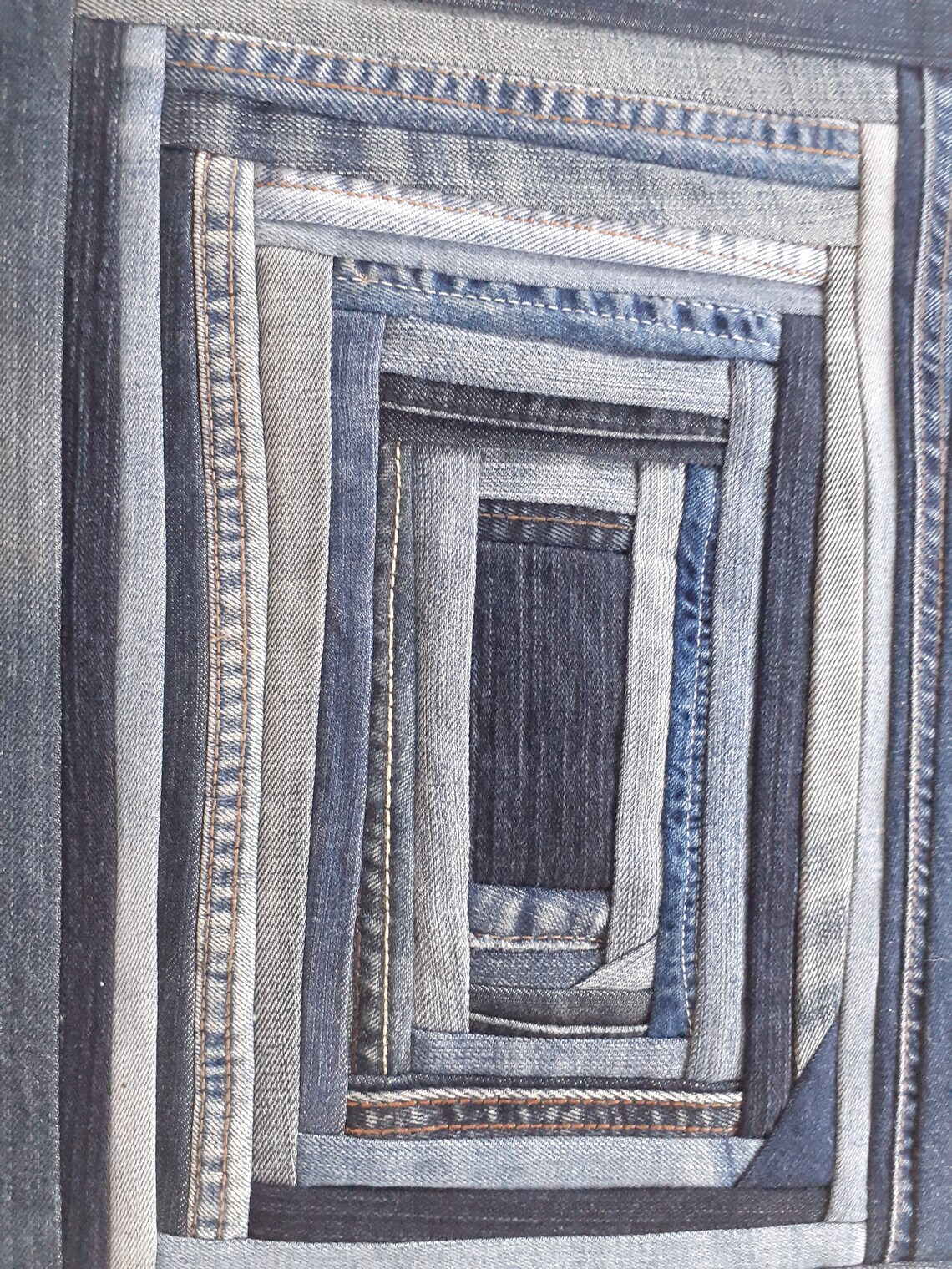 Blue Denim Place Mats Set of 2 Table Mats Dining Serving - Etsy