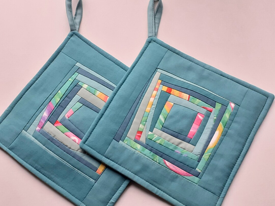 Pot Holders Set of 2 Handmade Kitchen Decor - Etsy