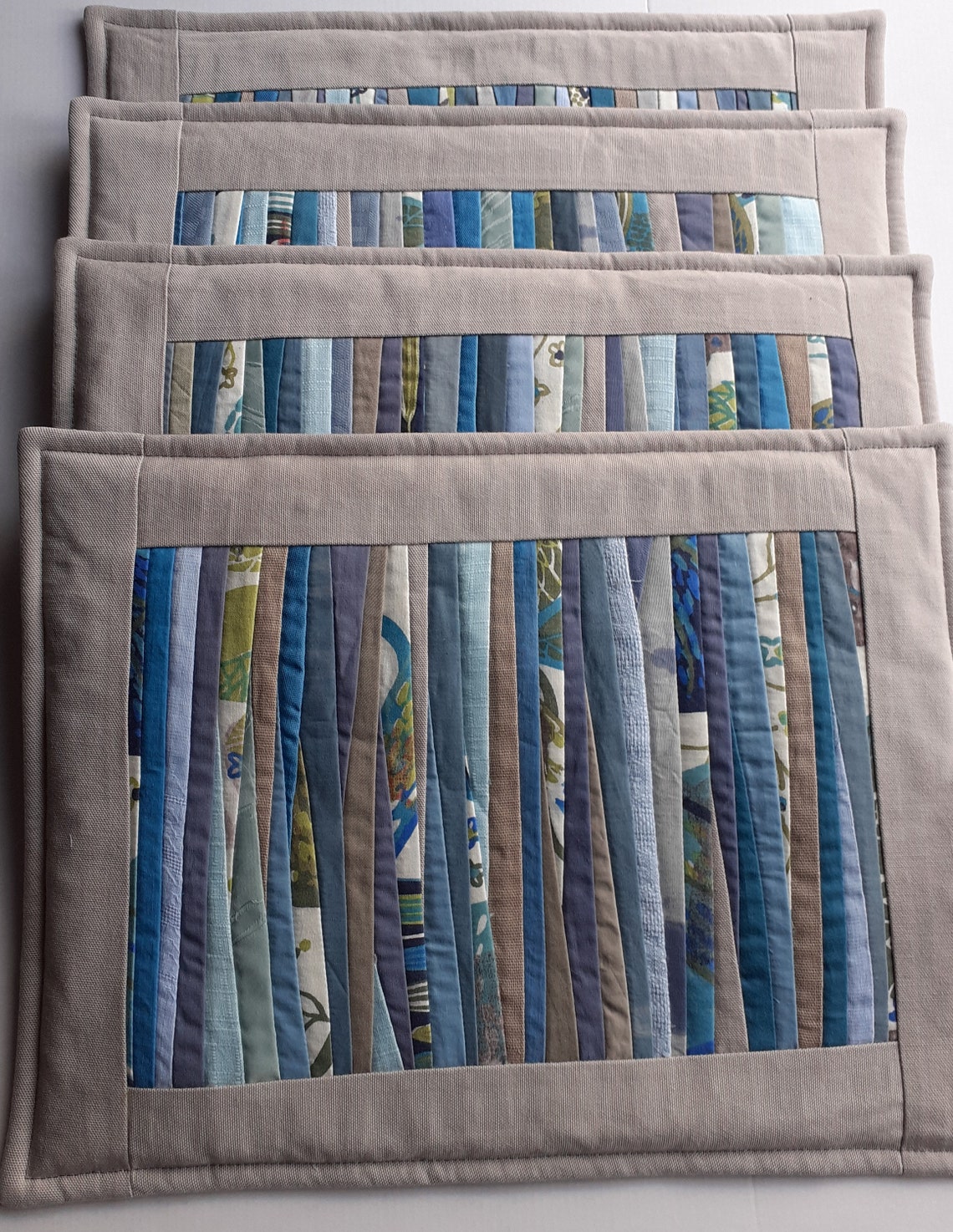 Table Mats Place Mats Patchwork Dinning Table Decor Set of 4 - Etsy