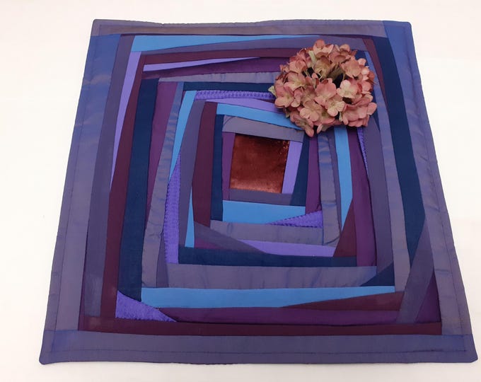 Square Table Mat Centerpieces Table Topper Patchwork Handmade Table ...