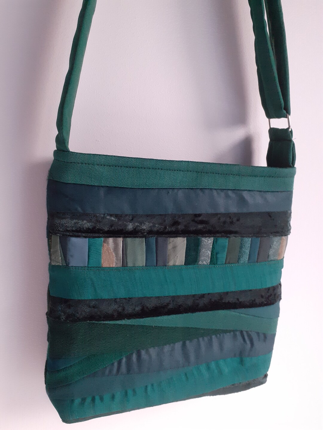 Green Cross Body Bags Shoulder Bags Zip up Bag - Etsy