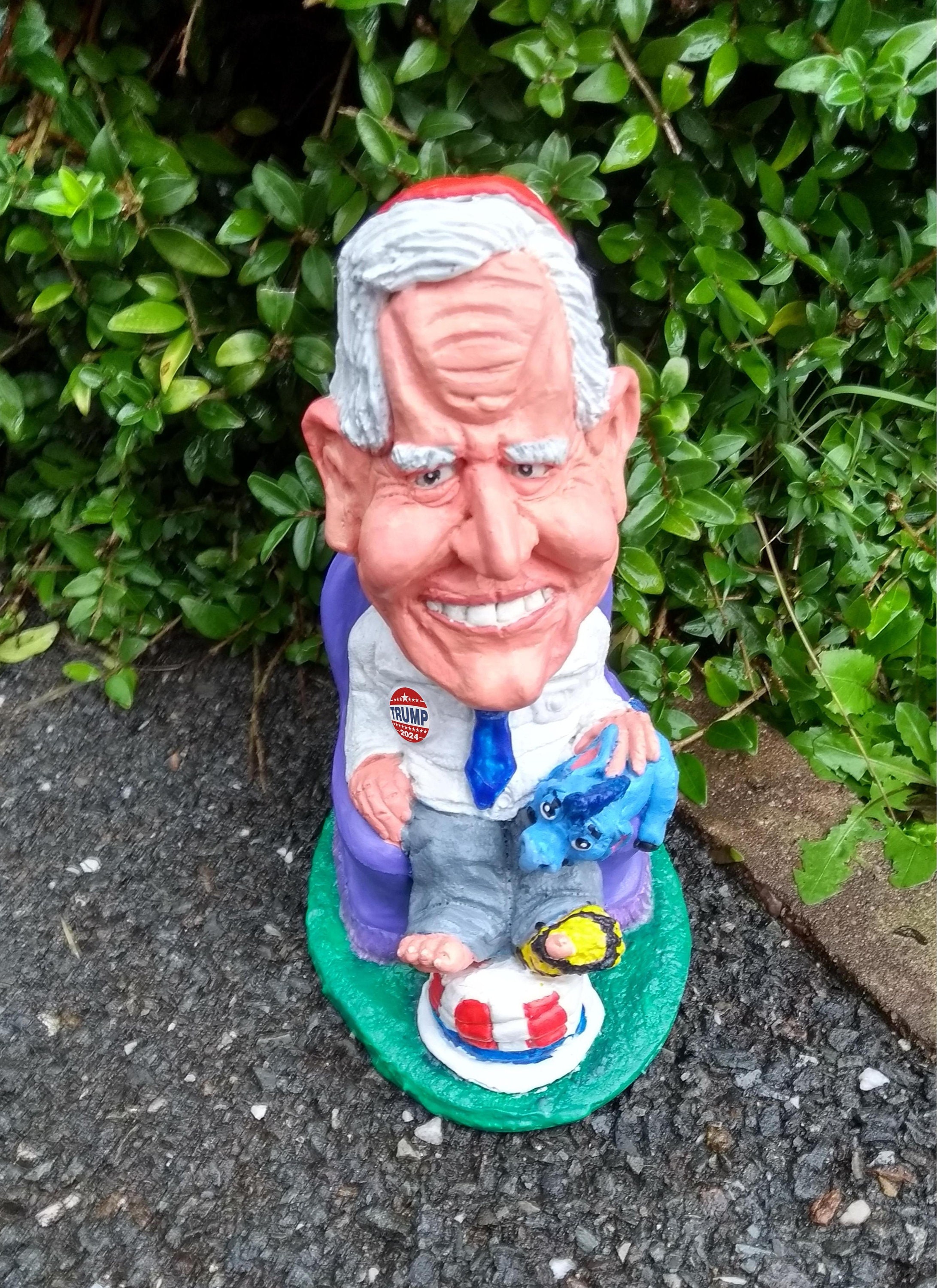 President Joe Biden Caricature Garden Gnome Figure boxed, Very Limited ...