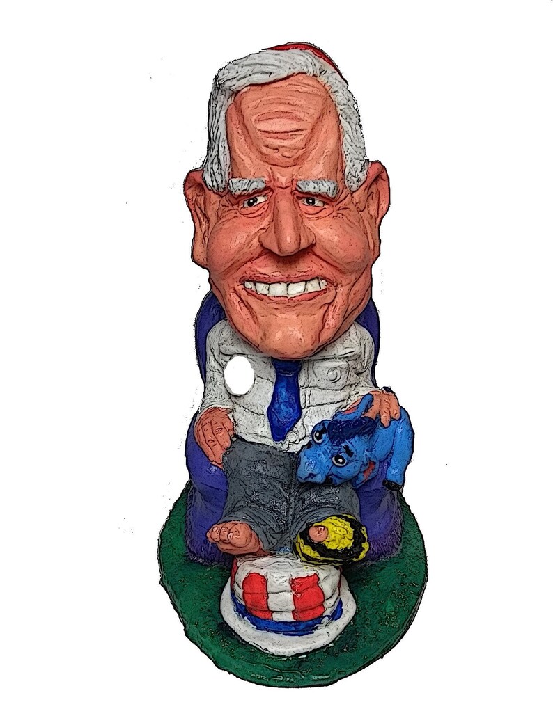 President Joe Biden Caricature Garden Gnome Figure boxed, Very Limited ...