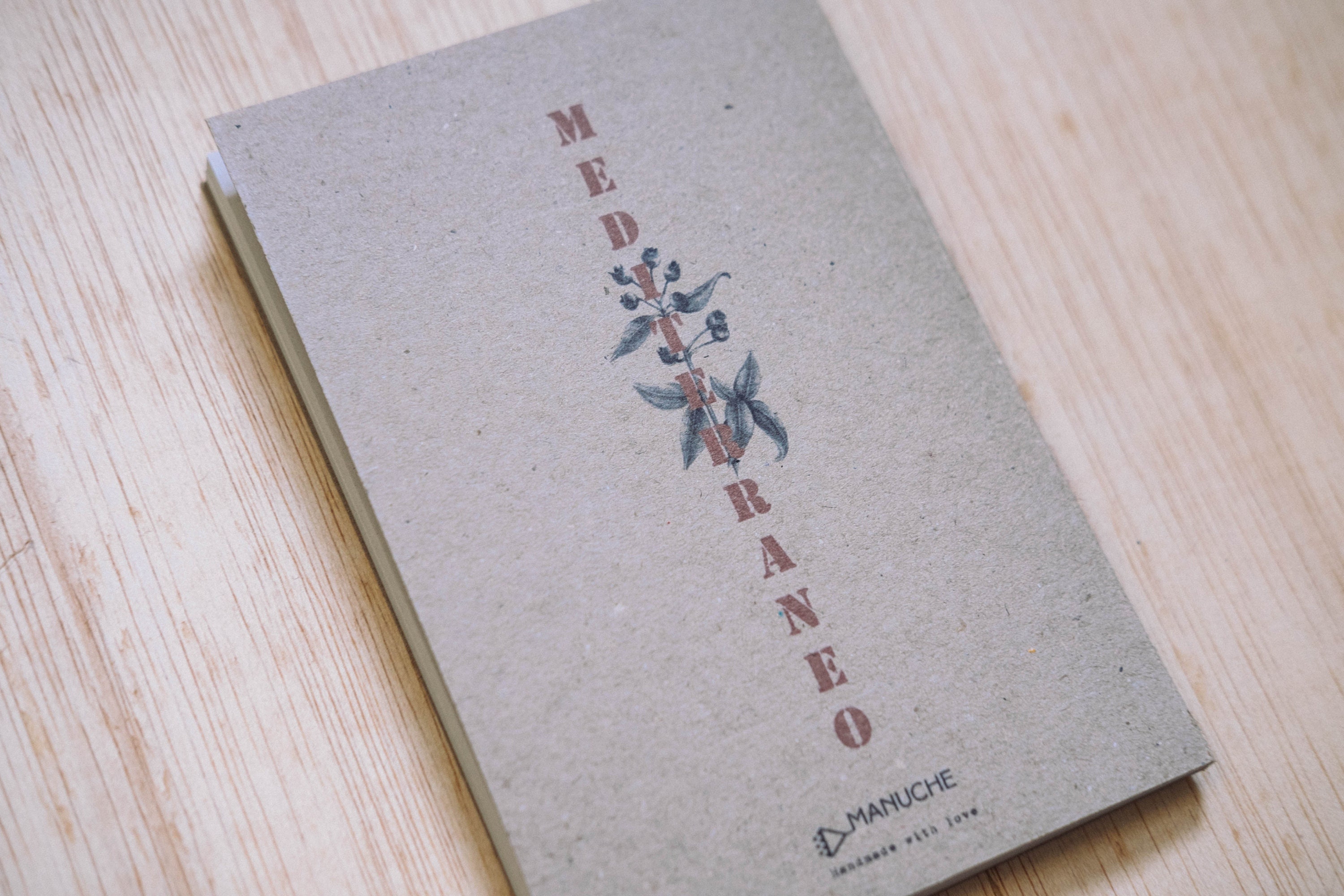 Herbarium Mediterranean Botanic Notebook , Eco Friendly Personalized ...