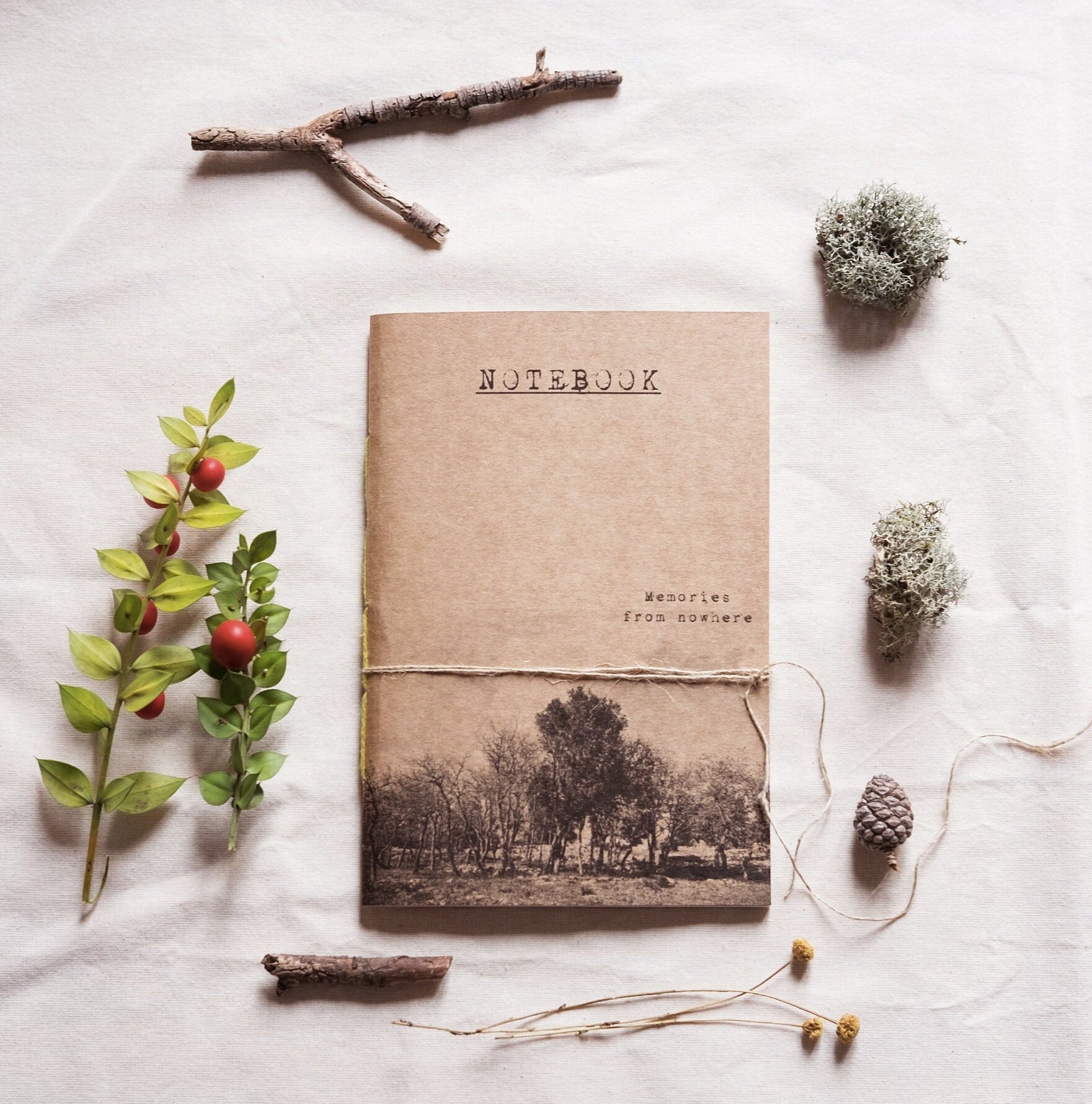 Nature Notebook Eco Friendly Gift Travel Journal Recycled | Etsy