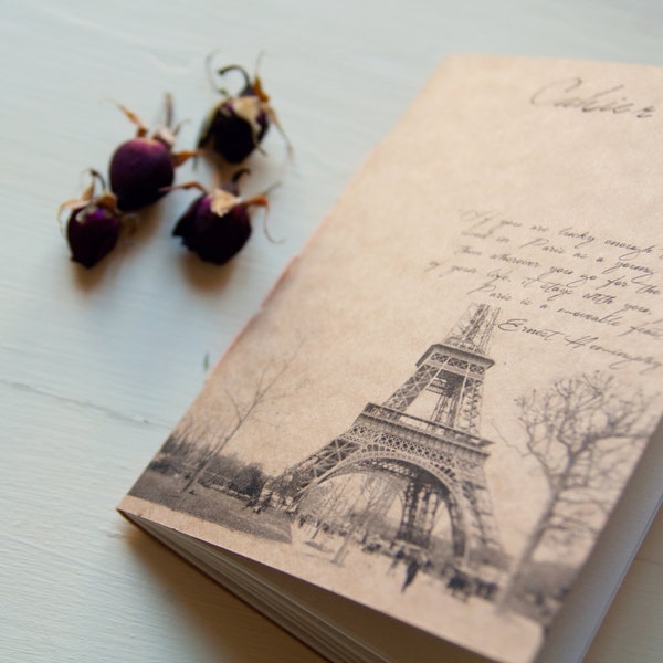 Paris Travel Journal - Etsy