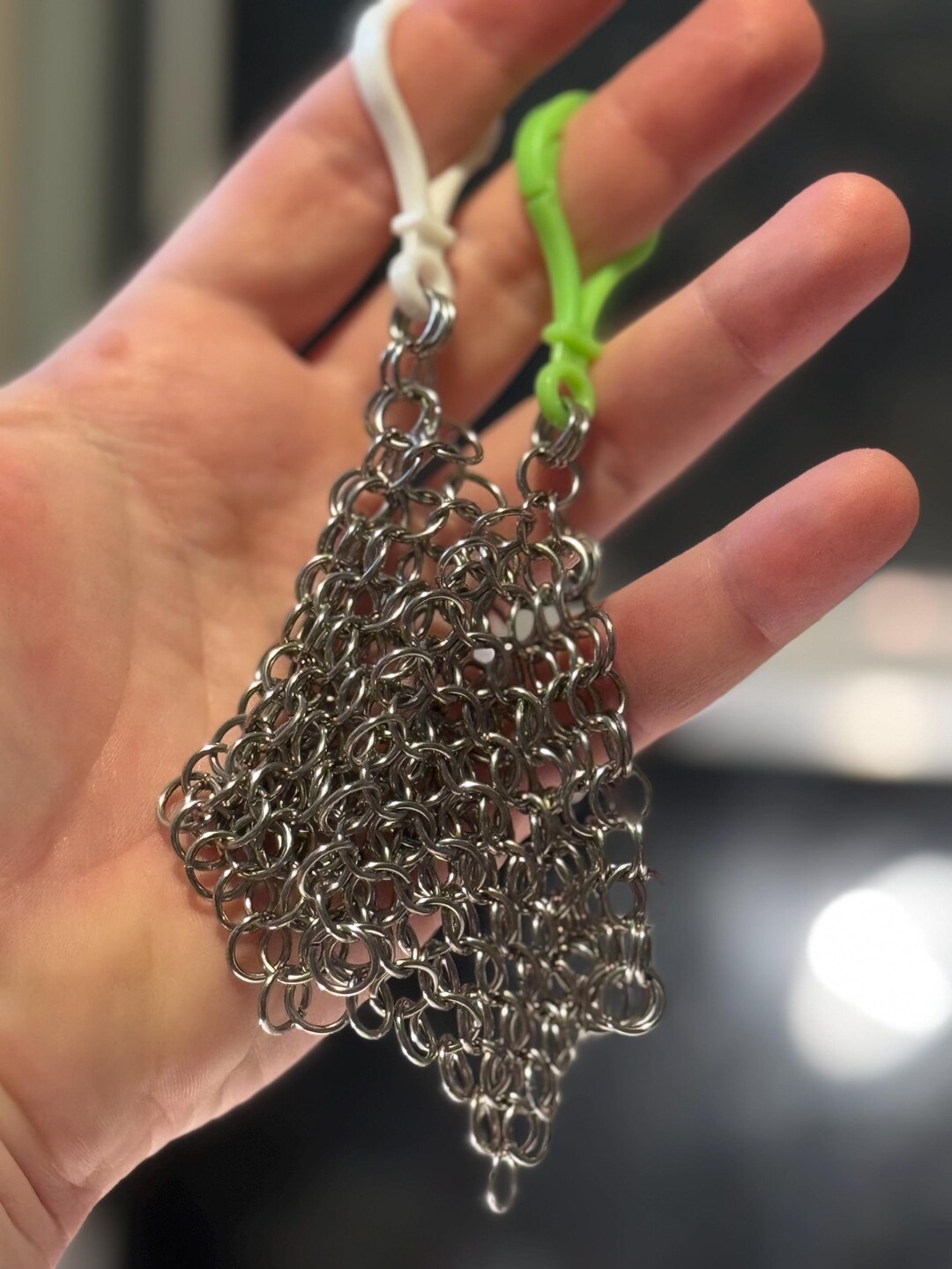 Chainmail Fidget Toy Keychain - Etsy
