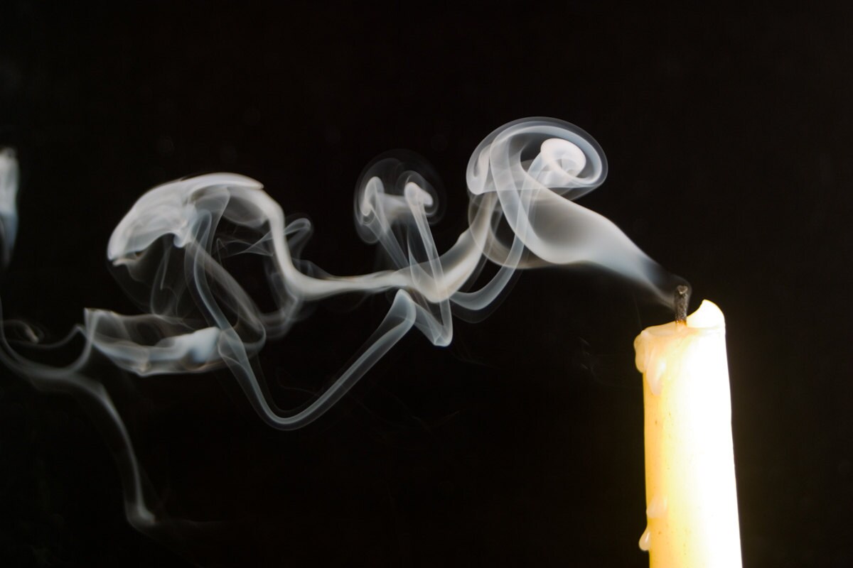 Snuffed Candle - Unique Image of Just Snuffed Candle - High Quality ...