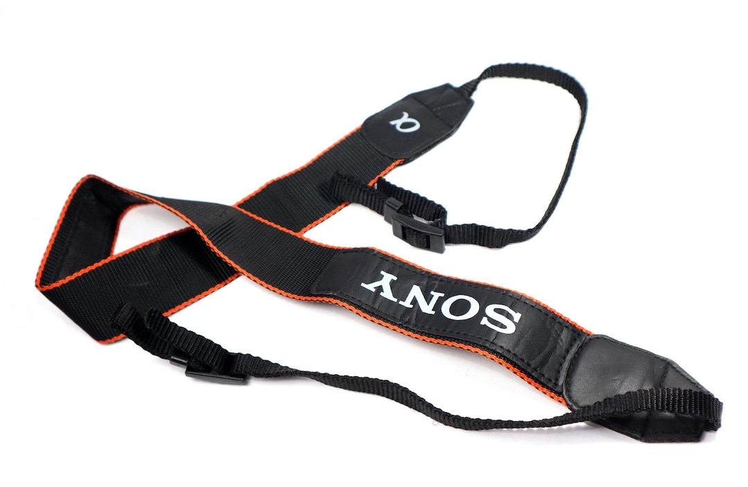 Sony Camera Strap From Late 20th Cent.- 1.4" Wide Strap - 40" - 100cm ...