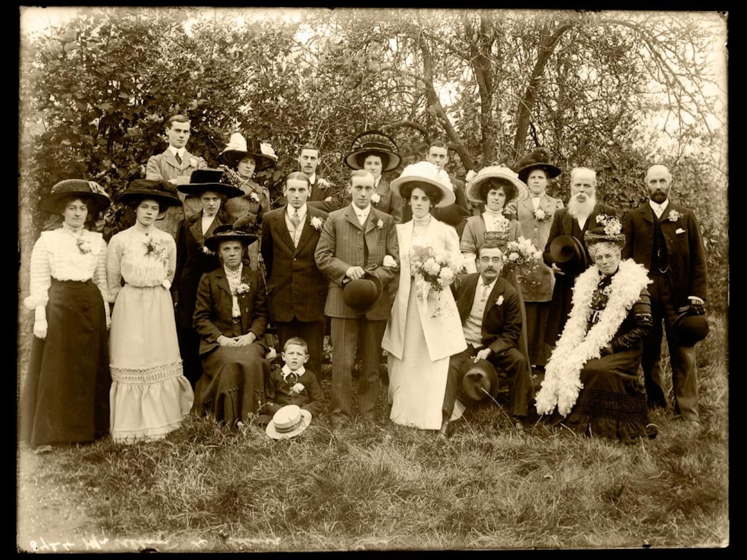 Vintage Wedding Digital Image From C 1900 - Large Printable File - Etsy