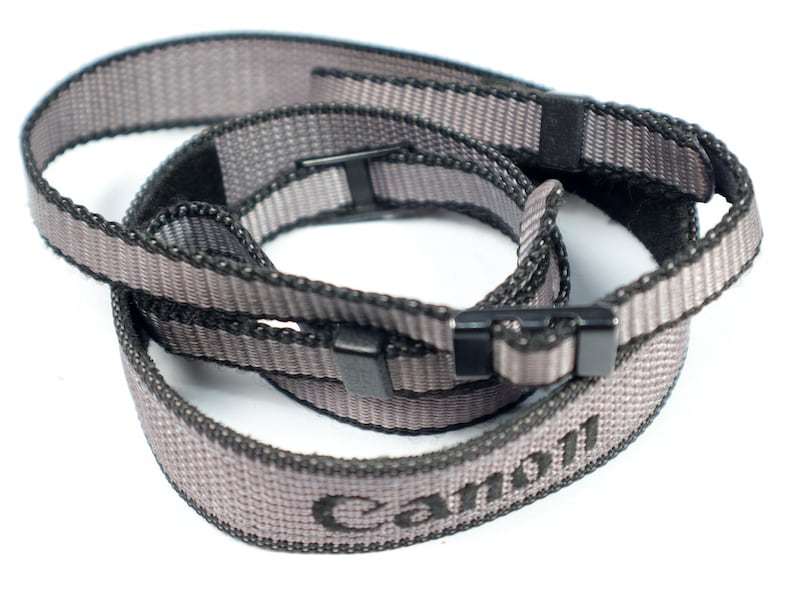 Canon Grey Camera Strap From Late 20th Cent.- 1.0" Wide Strap - 36 ...