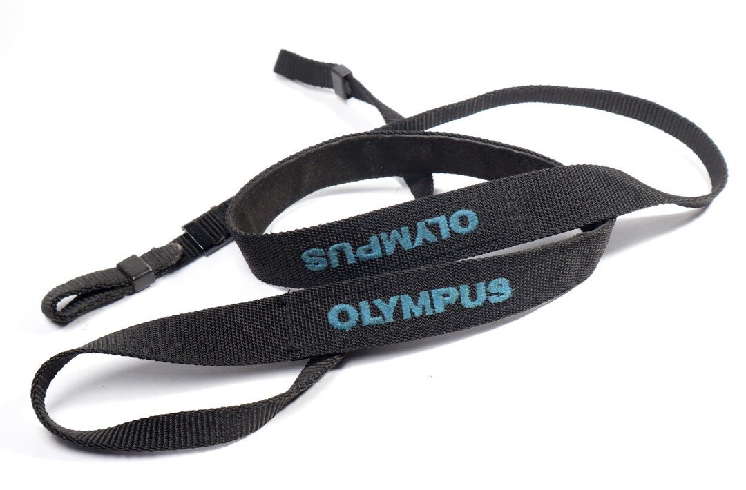 Olympus Camera Strap From Late 20th Cent.- 1" Wide Strap - 40" - 100cm Long, A Must for Your ...