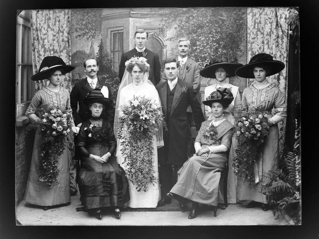Vintage Wedding Digital Image From C 1900 - Large File - Etsy