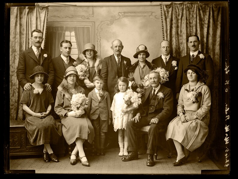 Vintage Wedding Digital Image From C 1900 - Large Printable File - Etsy