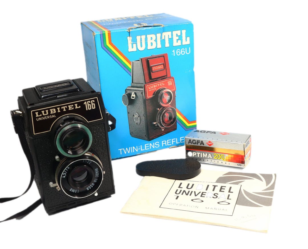 Lomo Lubitel 166U TLR Lomography Roll Film Camera + Original Box ...