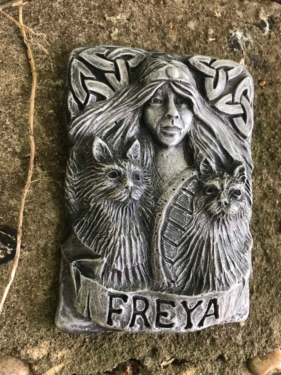 Freya Goddess of Love and Beauty Wall Plaque in Silver - Etsy UK